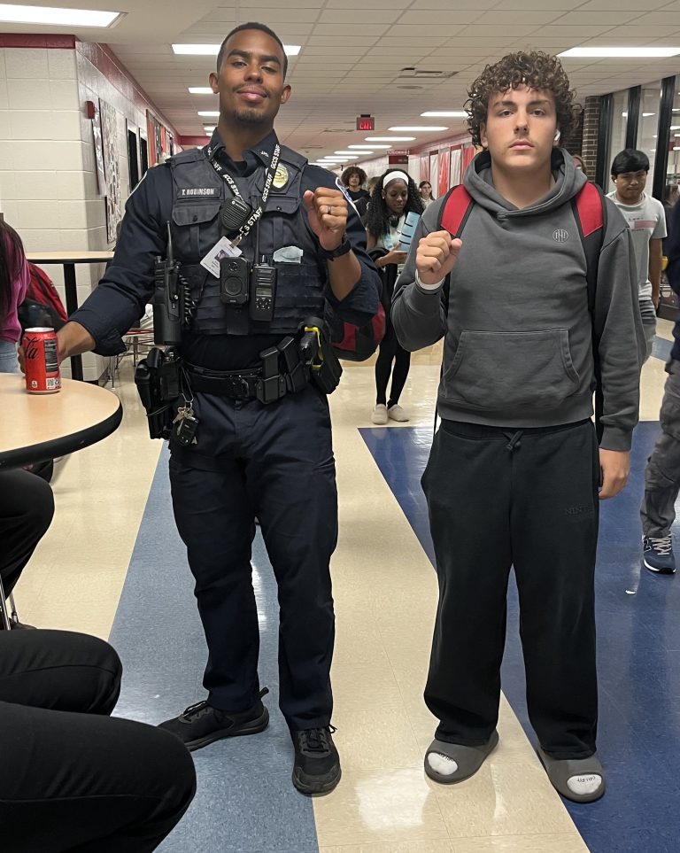 Resource officer Tyler Robinson strives to empower youth